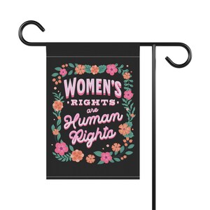 Feminist Flag Womens Rights Are Human Rights Flag Pro Choice Flag ...