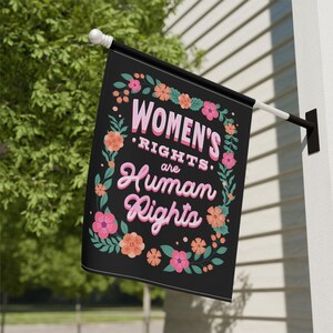 Feminist Flag Womens Rights Are Human Rights Flag Pro Choice Flag ...