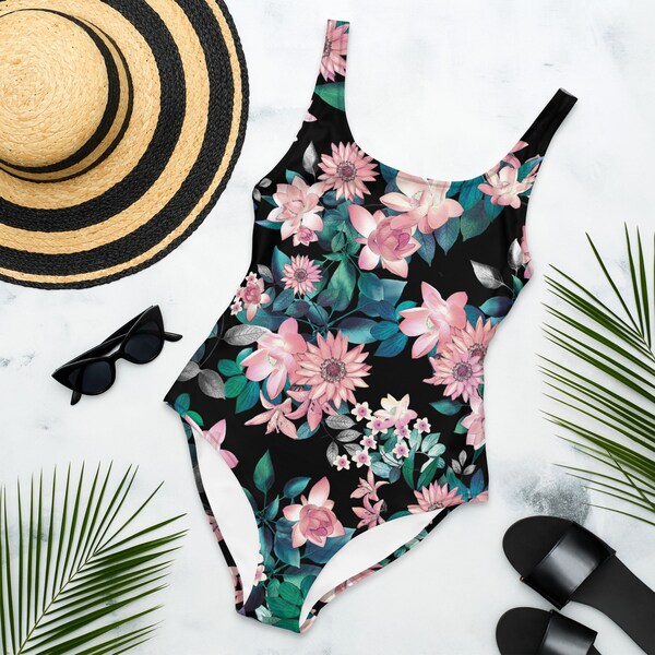 Plus Size Gothic Swimsuit - Etsy