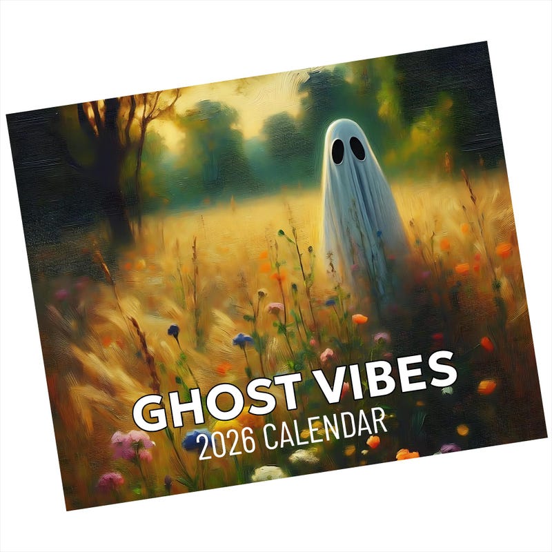 2026 Cute Ghost Calendar - Etsy