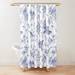 Blue Birds Toile Shower Curtain Unique Showercurtain Toile - Etsy