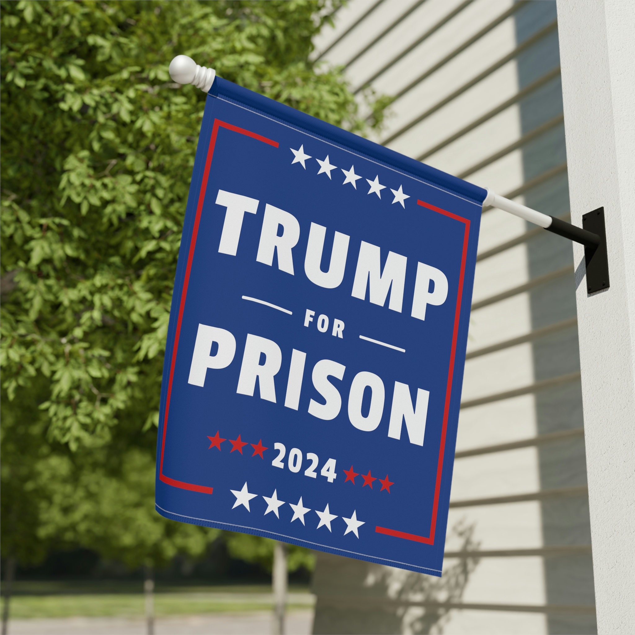 Anti Trump Flag Trump Arrest Sign Trump for Prison 2024 - Etsy