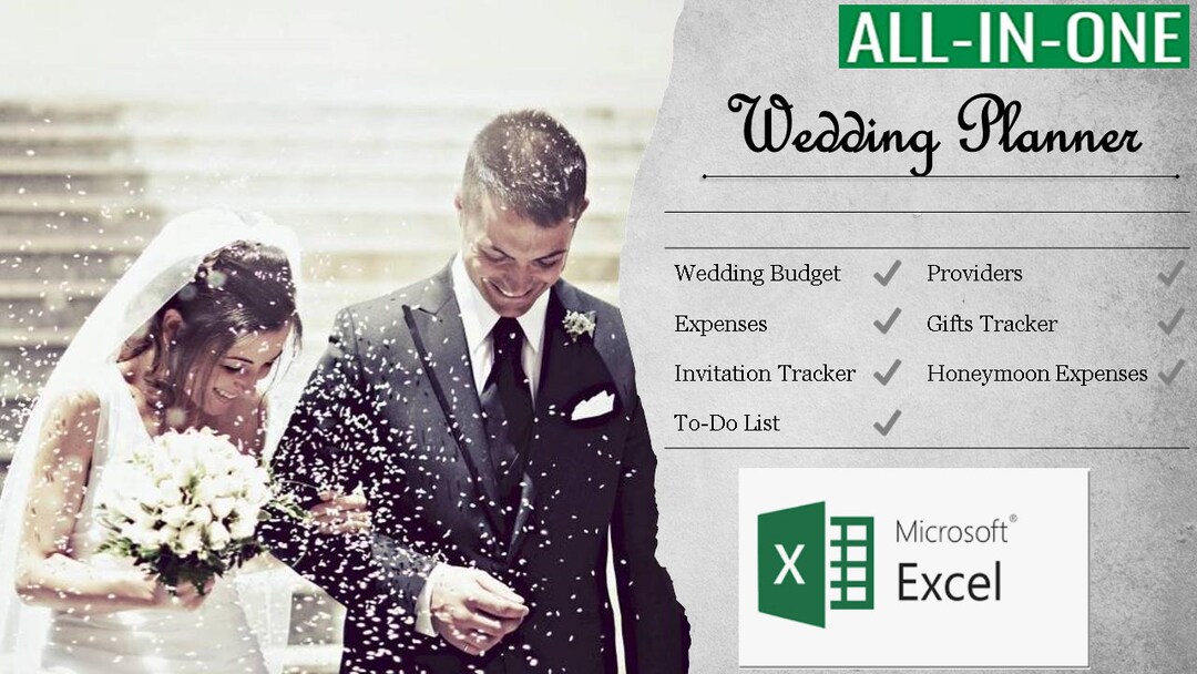 Ultimate Wedding Planner Template: Excel Sheets for Budgeting, Guest ...