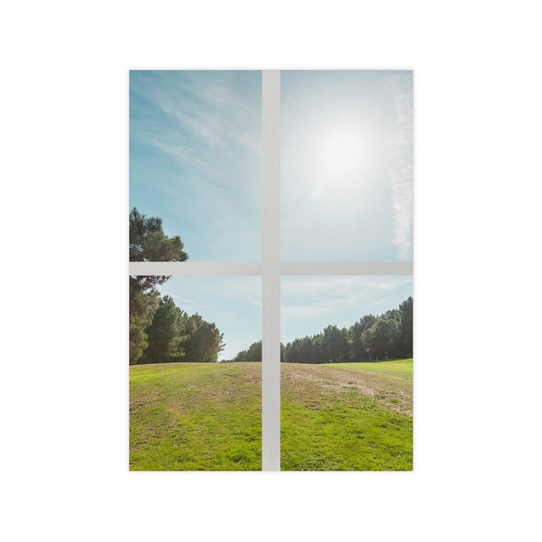 Fake Window Poster Portrait and Landscape Posters - Etsy UK