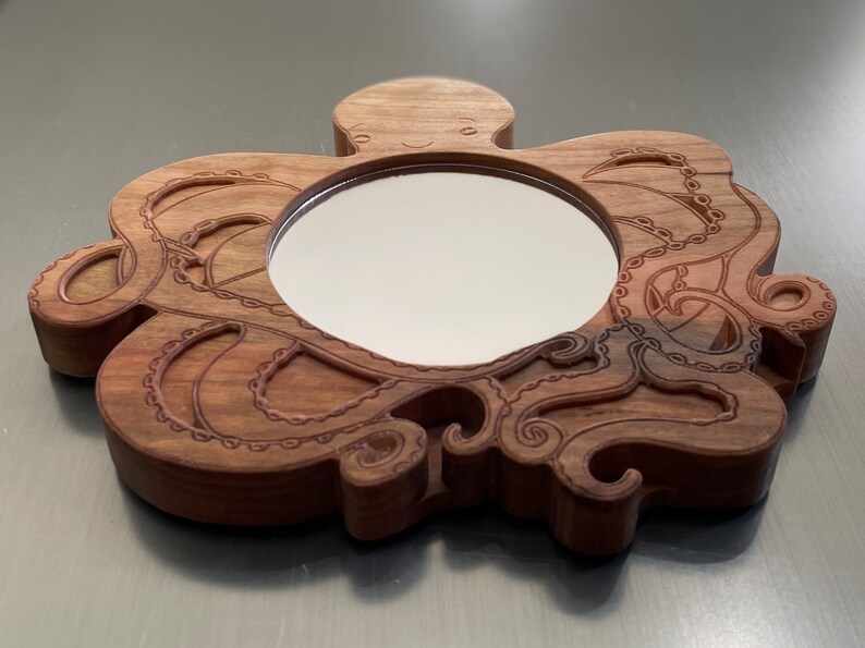 Octopus Mirror Magnet - Etsy