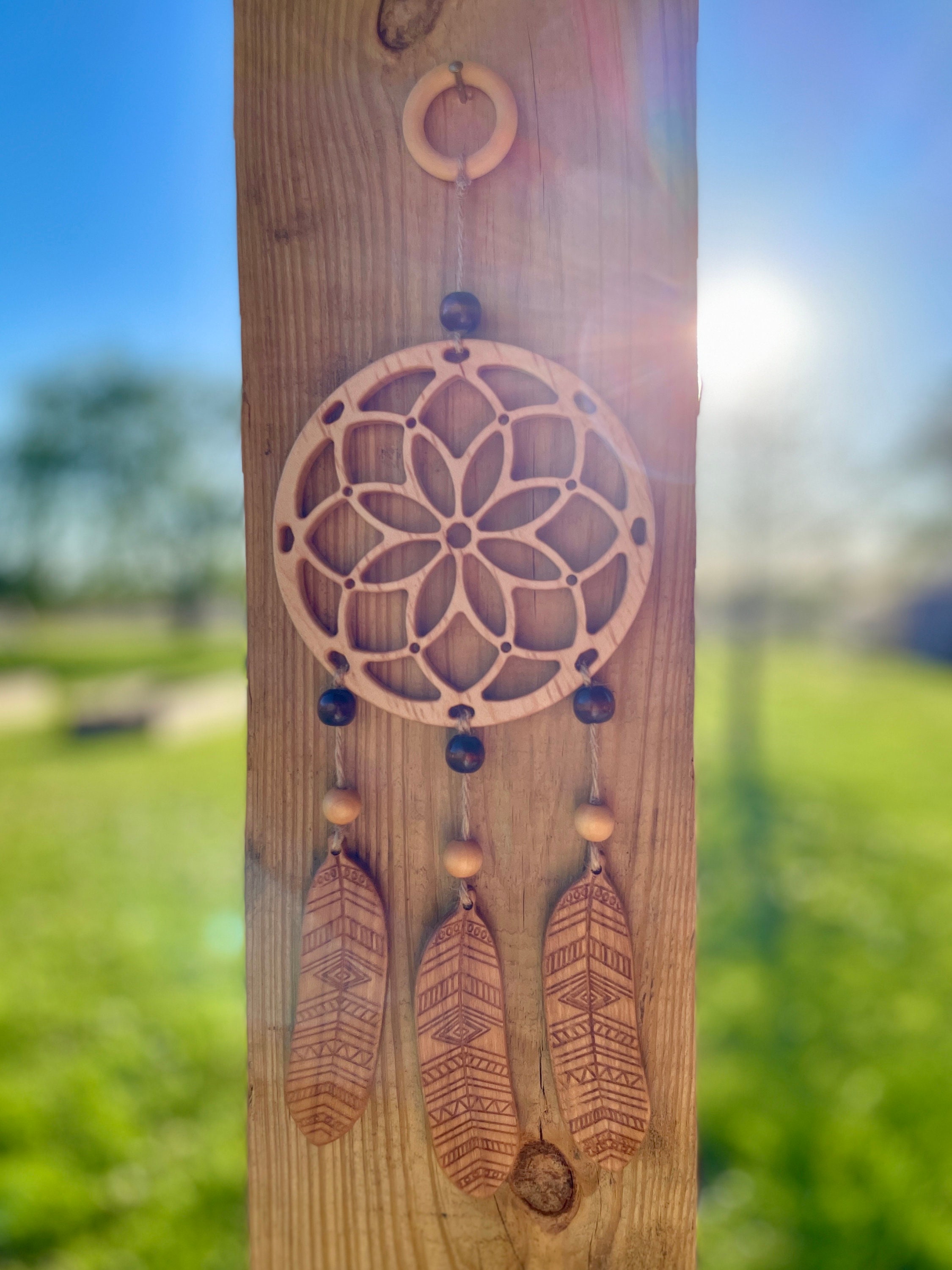 Wooden Dream Catcher - Etsy