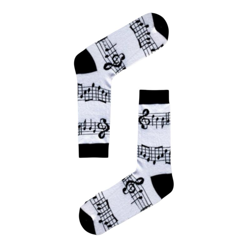 3 Pairs Novelty Music Themed Socks Perfect Gift for Musicians Music ...
