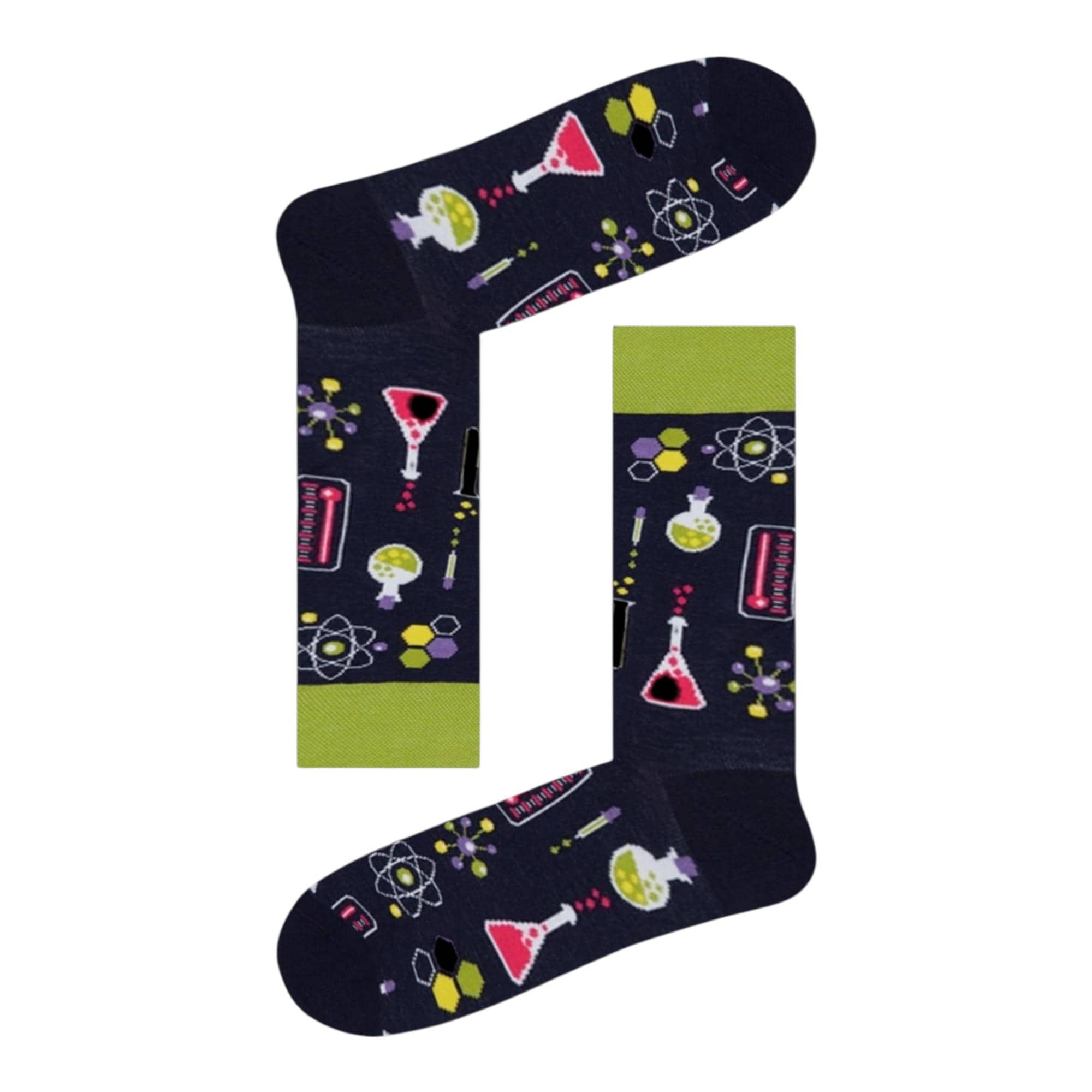 Science Lab Socks Funny Chemistry Beaker Scientist Gift Colourful ...