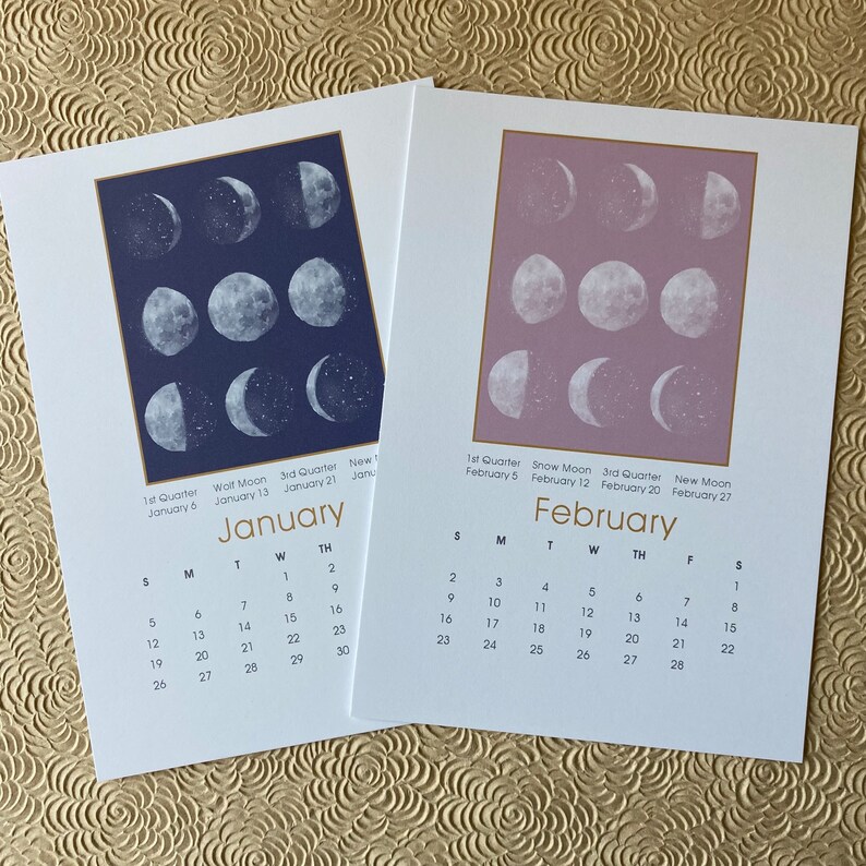 2025 Lunar Calendar, Desktop, Moon Calendar, Graphic Design, Lunar ...