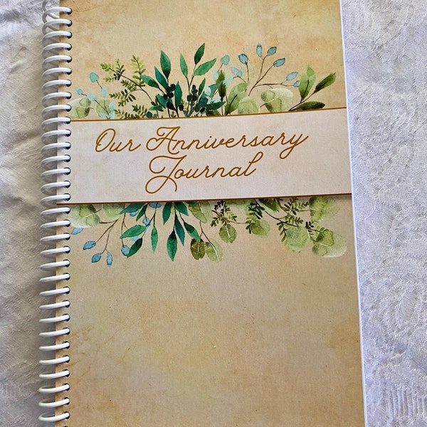 Anniversary Journal - Etsy