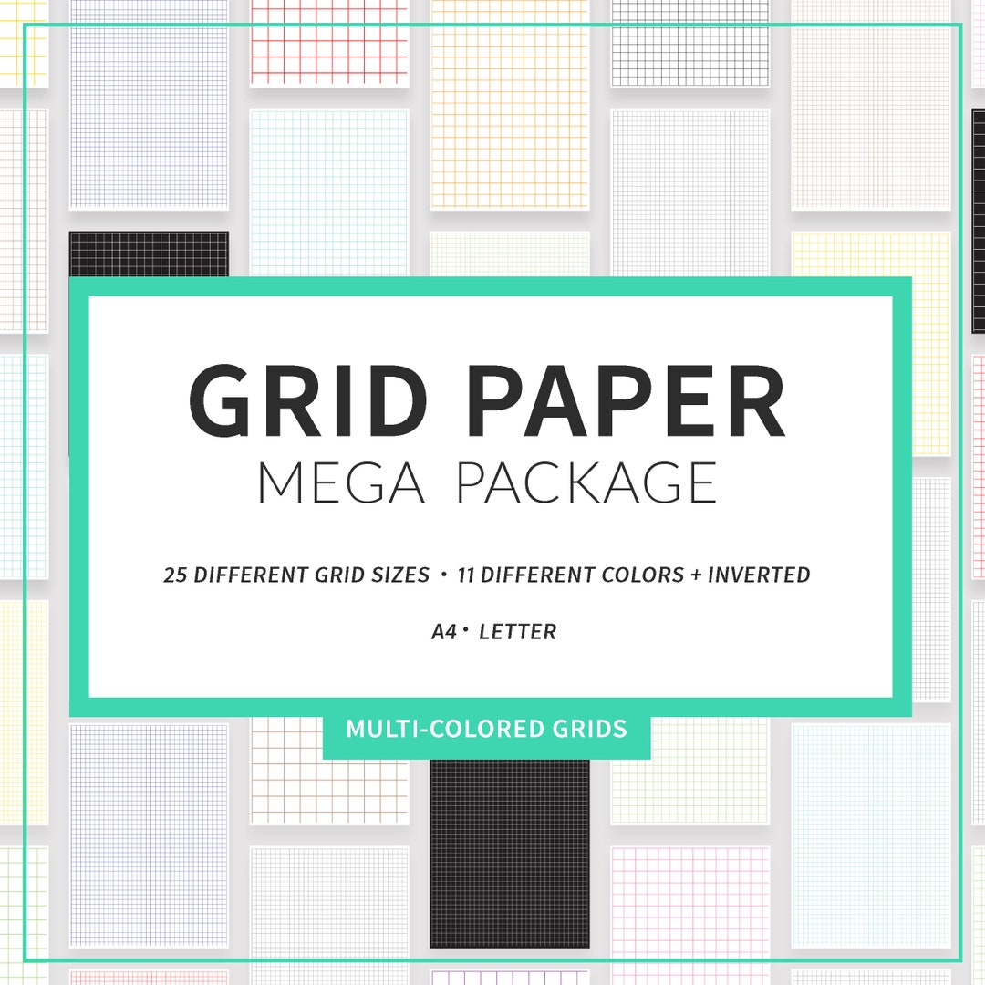 Printable Graph Grid Paper Templates Graph Pages Notebook Grid Paper ...