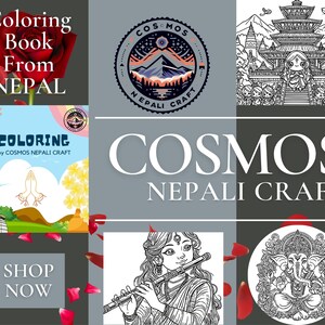 Coloring Book From Nepal for Kids, 20 Pages of Amazing Things About ...