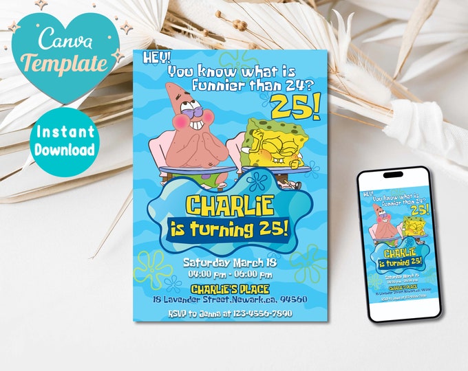 Patrick Star I Love You, Hilarious Birthday Card, Best Friend Card ...