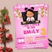 Editable Baby Boss Girl Birthday Invitation | Boss Baby Party ...