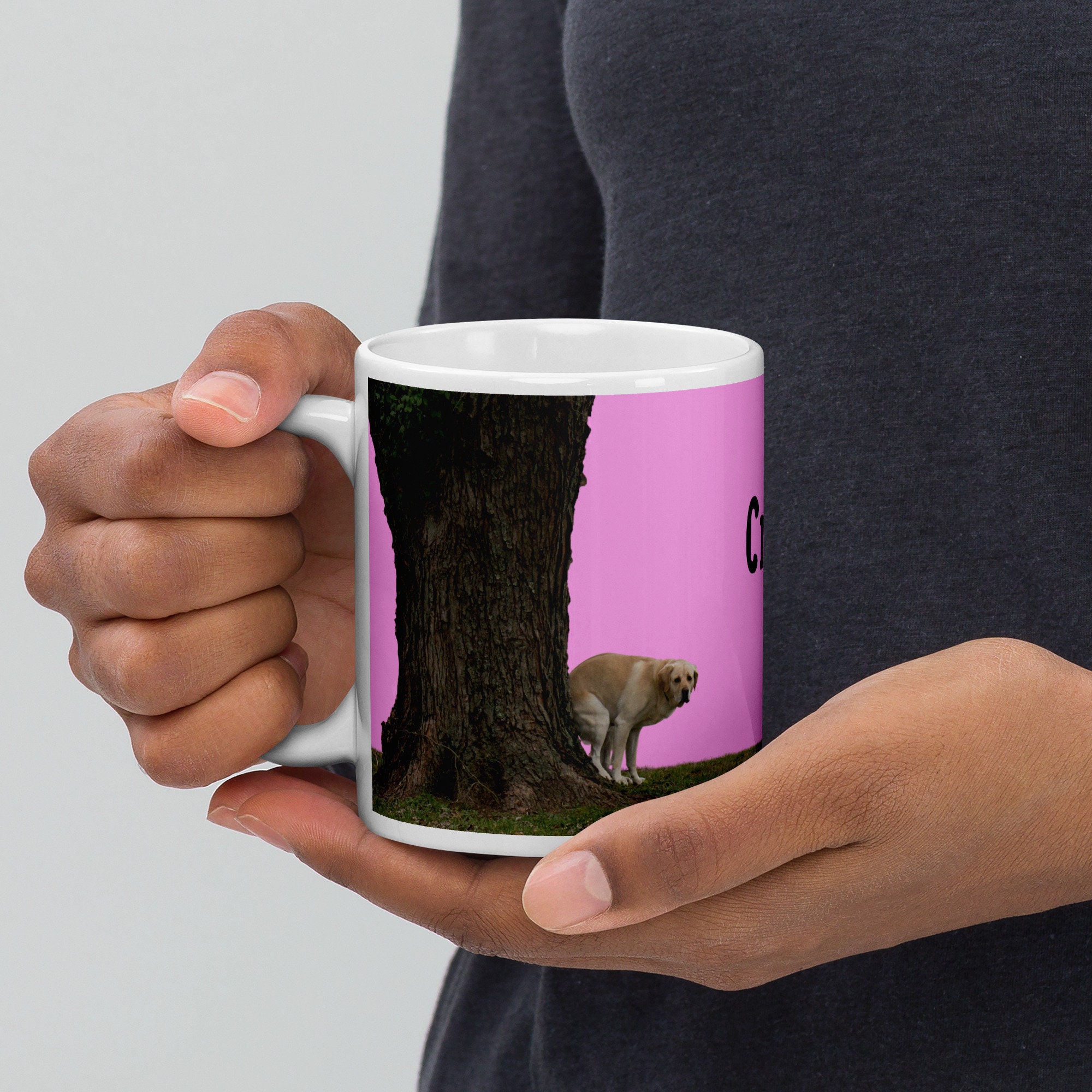 Crap. - Dog Pooping Coffee Mug - Etsy