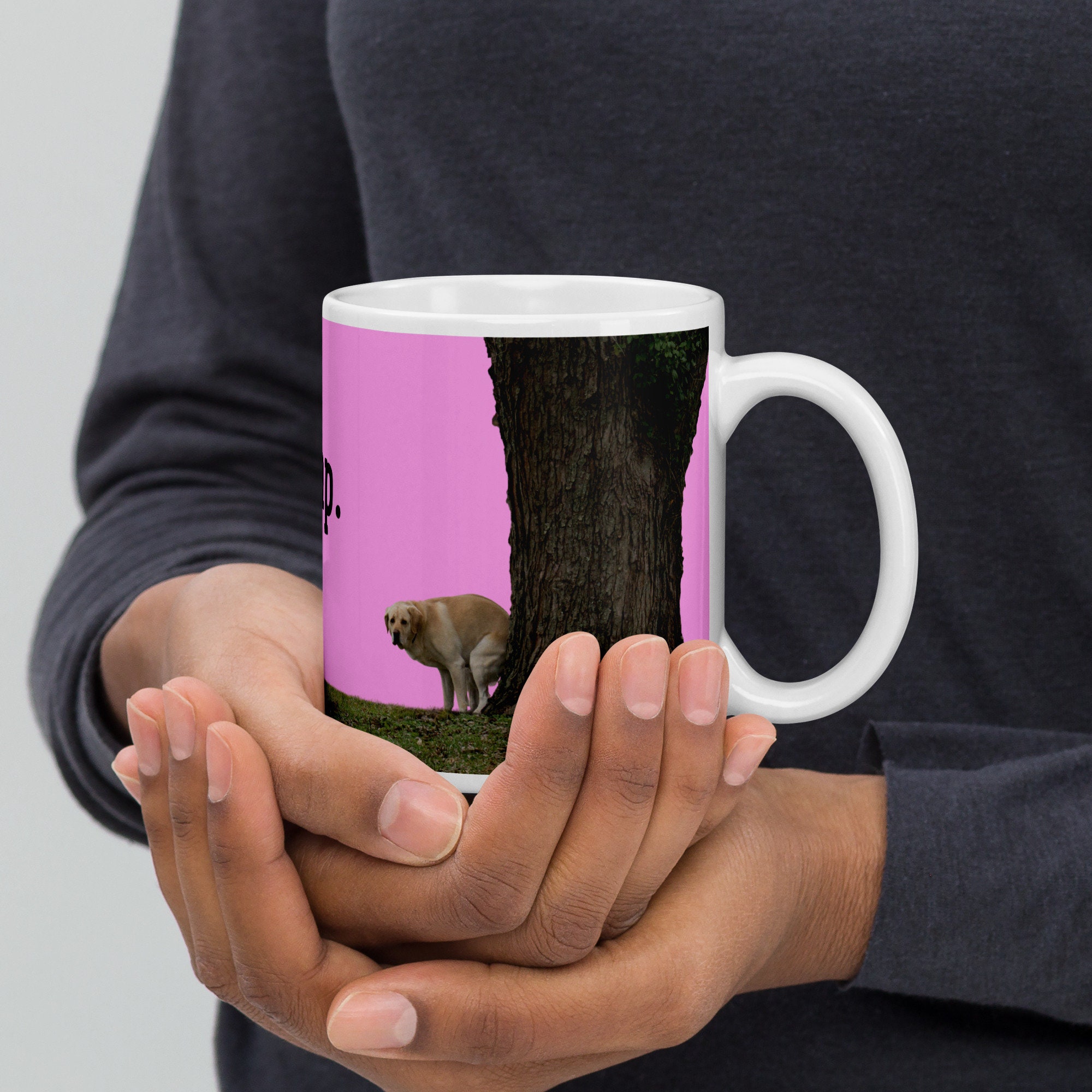 Crap. - Dog Pooping Coffee Mug - Etsy