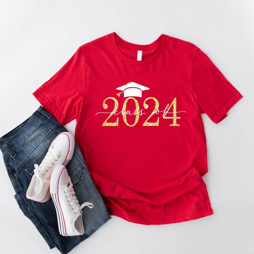 Class of 2024 Tee, Graduation Gift, College Shirt, Graduation Shirt ...