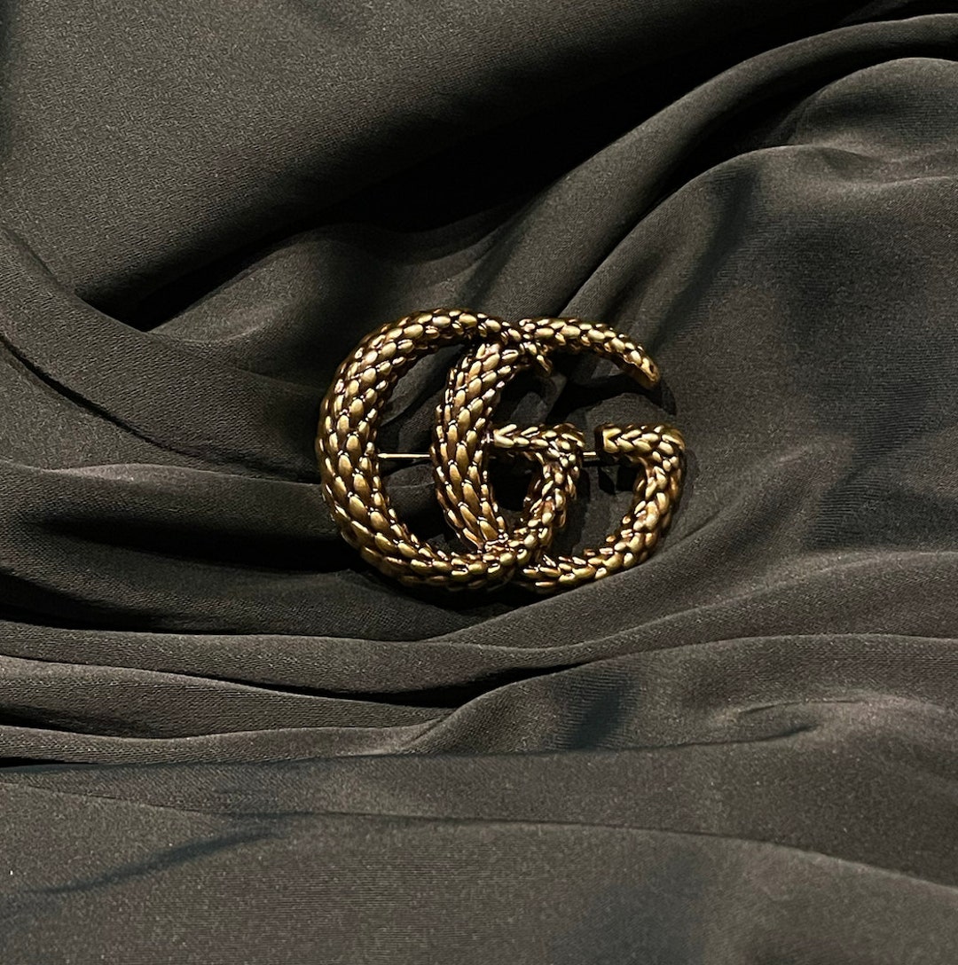 Gucci Brooch Wonderful Vintage Gold Brooch Gift for Mom Rare Item - Etsy
