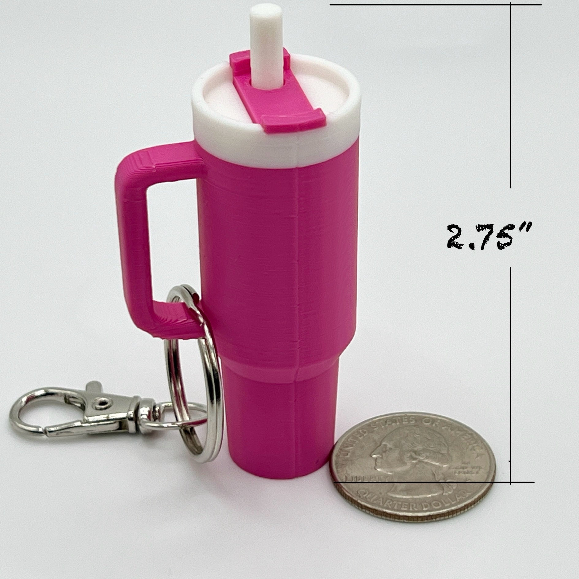 Stanley Cup Miniature Tumbler Keychains Perfect for Chapstick, Coins ...