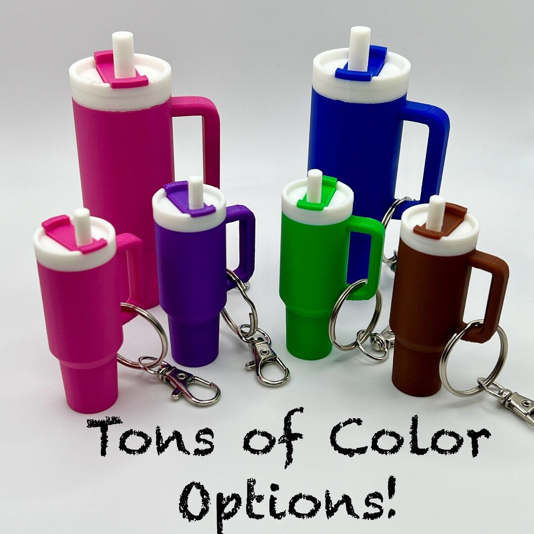 Stanley Cup Miniature Tumbler Keychains Perfect for Chapstick, Coins ...