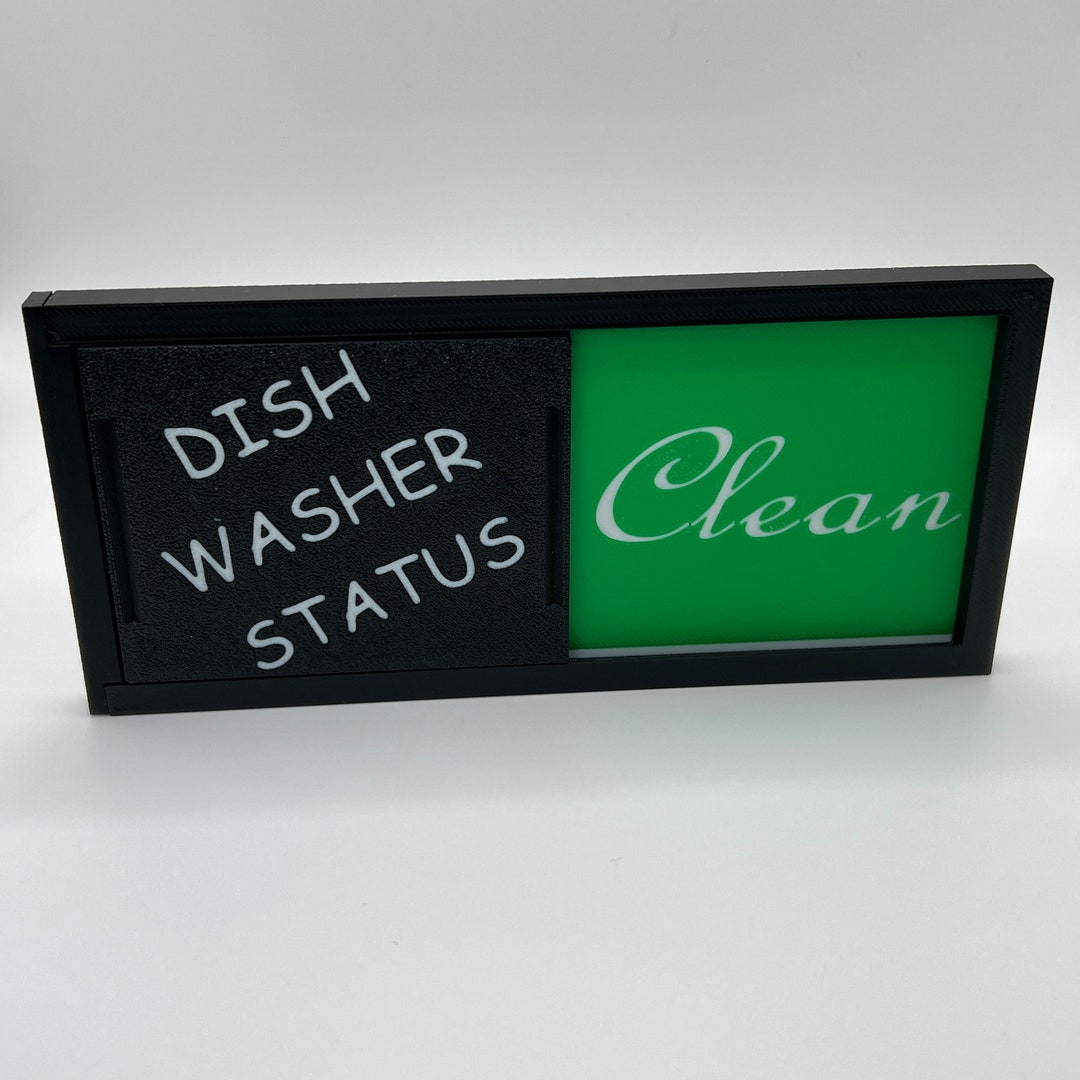 Dishwasher Dirty or Clean Status Magnet | Magnetic Dishwasher Sign - Etsy
