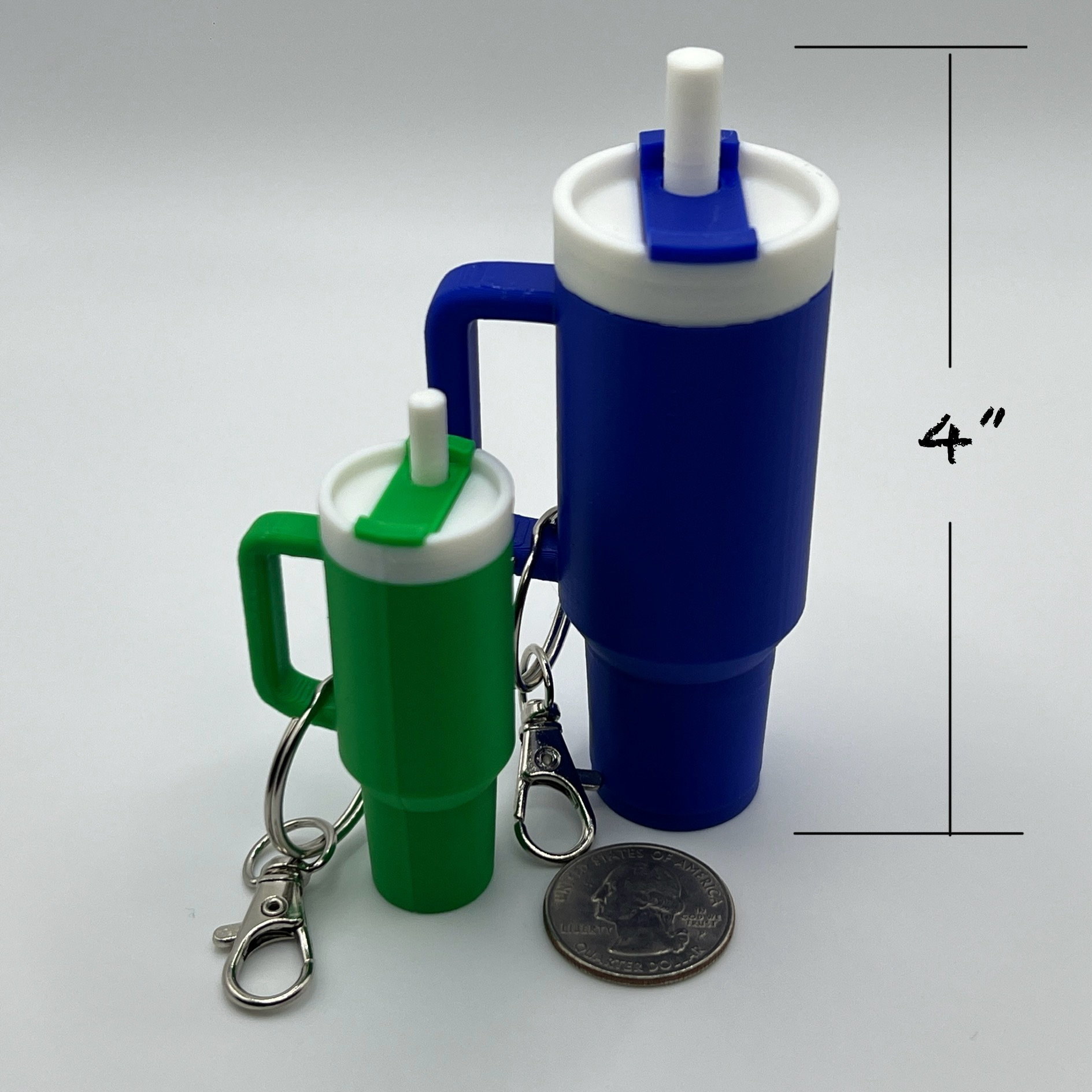 Stanley Cup Miniature Tumbler Keychains Perfect for Chapstick, Coins ...