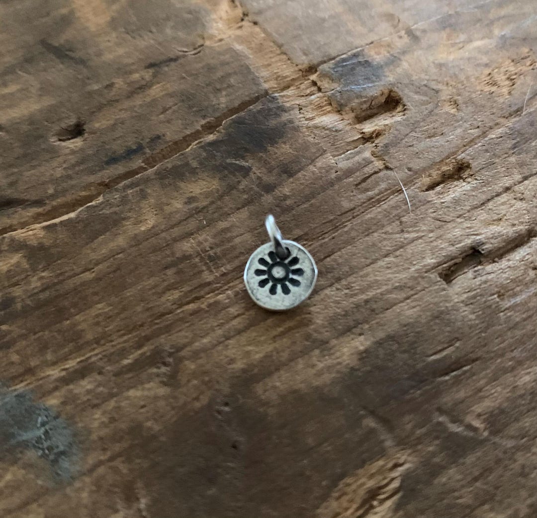 Lil' Sun Pendant- Handmade. Oxidized Fine Silver. Design Your Own ...