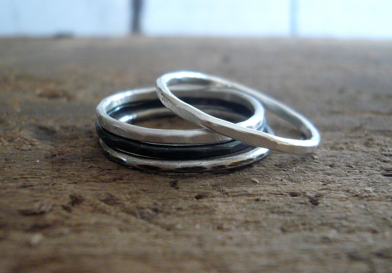 Every Day Ring Sterling Silver Stacking Ring. Handmade. Hand - Etsy