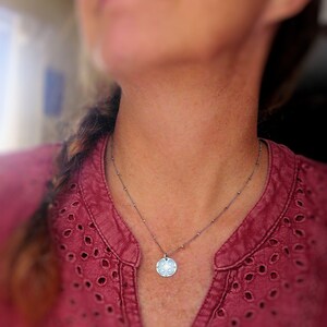 French Quarter Pendant- Handmade. Oxidized Fine Silver. Design Your Own ...