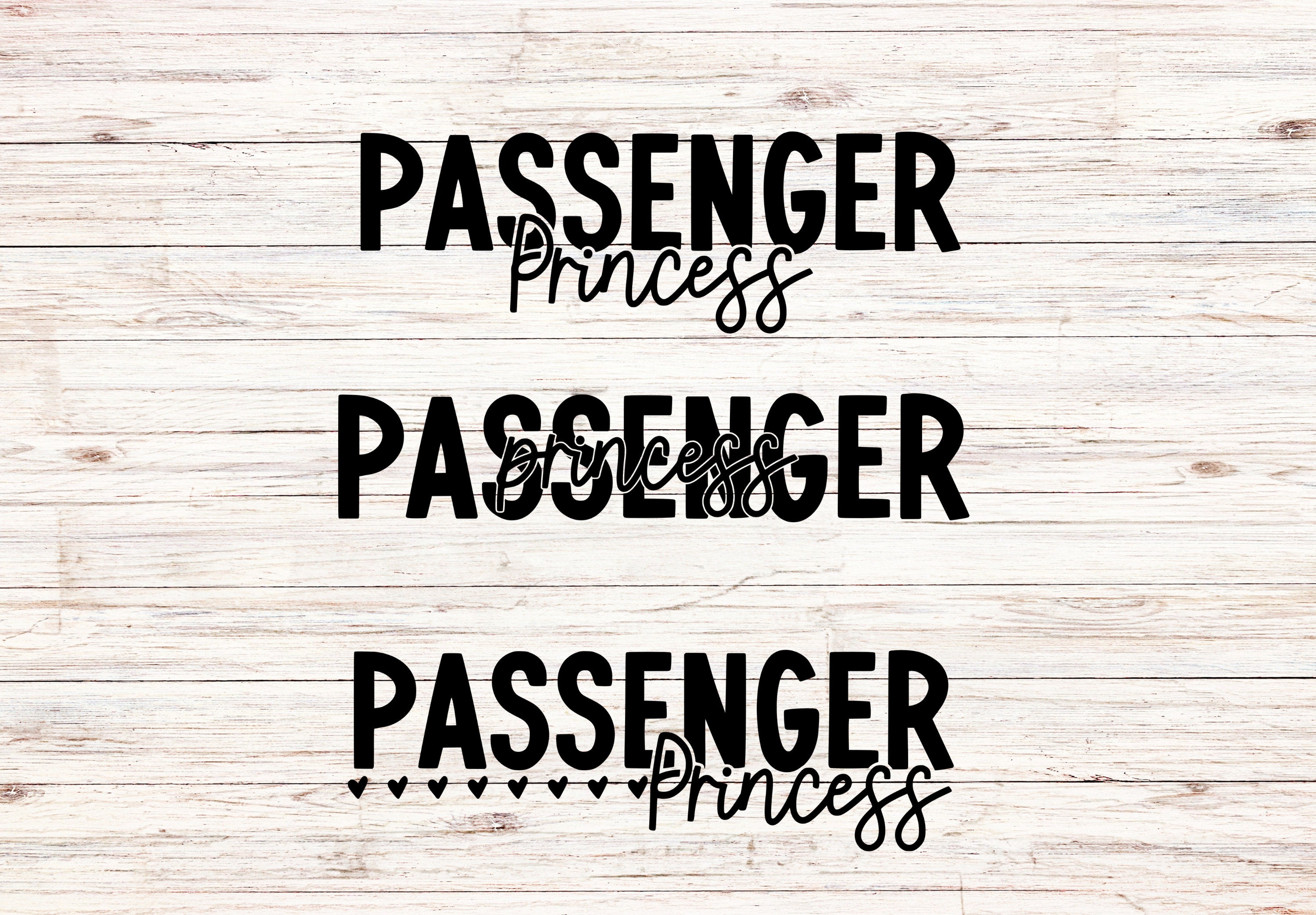 Passenger Princess Road Trip Bundle - Travel & Camping SVG for Shirts ...