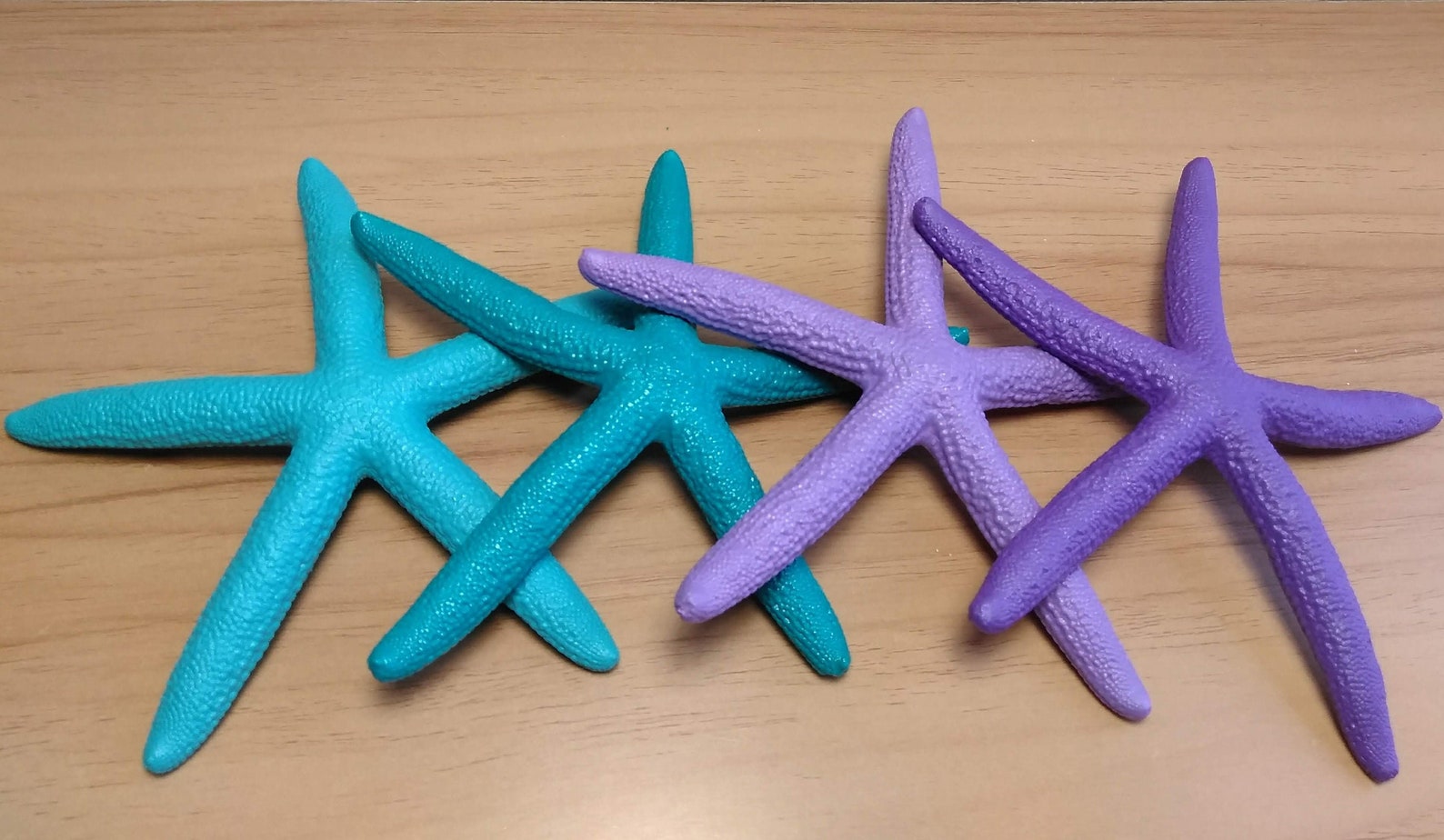 Mermaid Party Decorations 4 Pc Set of Real Painted Finger | Etsy