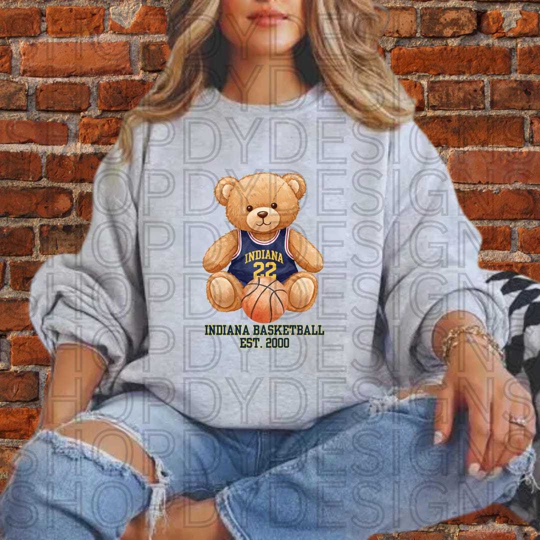 Indiana Fever Teddy Bear Basketball Shirt, Sweatshirt, Hoodie Cute Gear ...