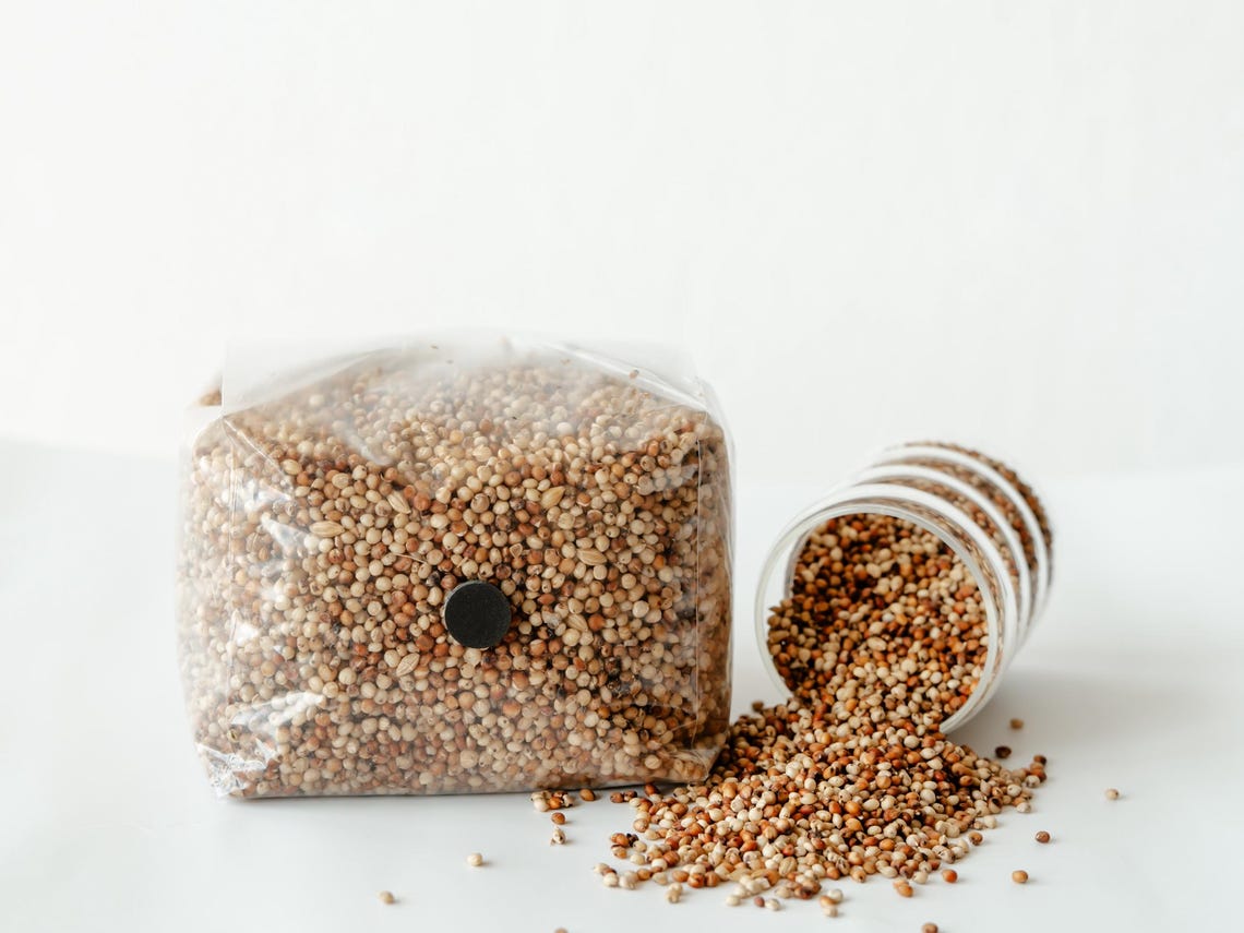 3 Pack | 3 X 3lb Milo Sorghum | Sterile Grain for Mushrooms | Mushroom ...