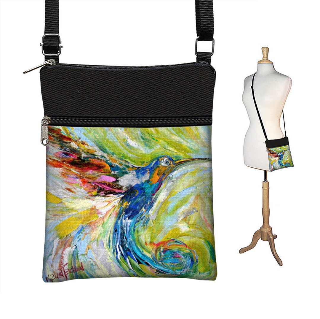 KT Hummingbird Art Bag Small Crossbody Bags for Women Hummingbird ...