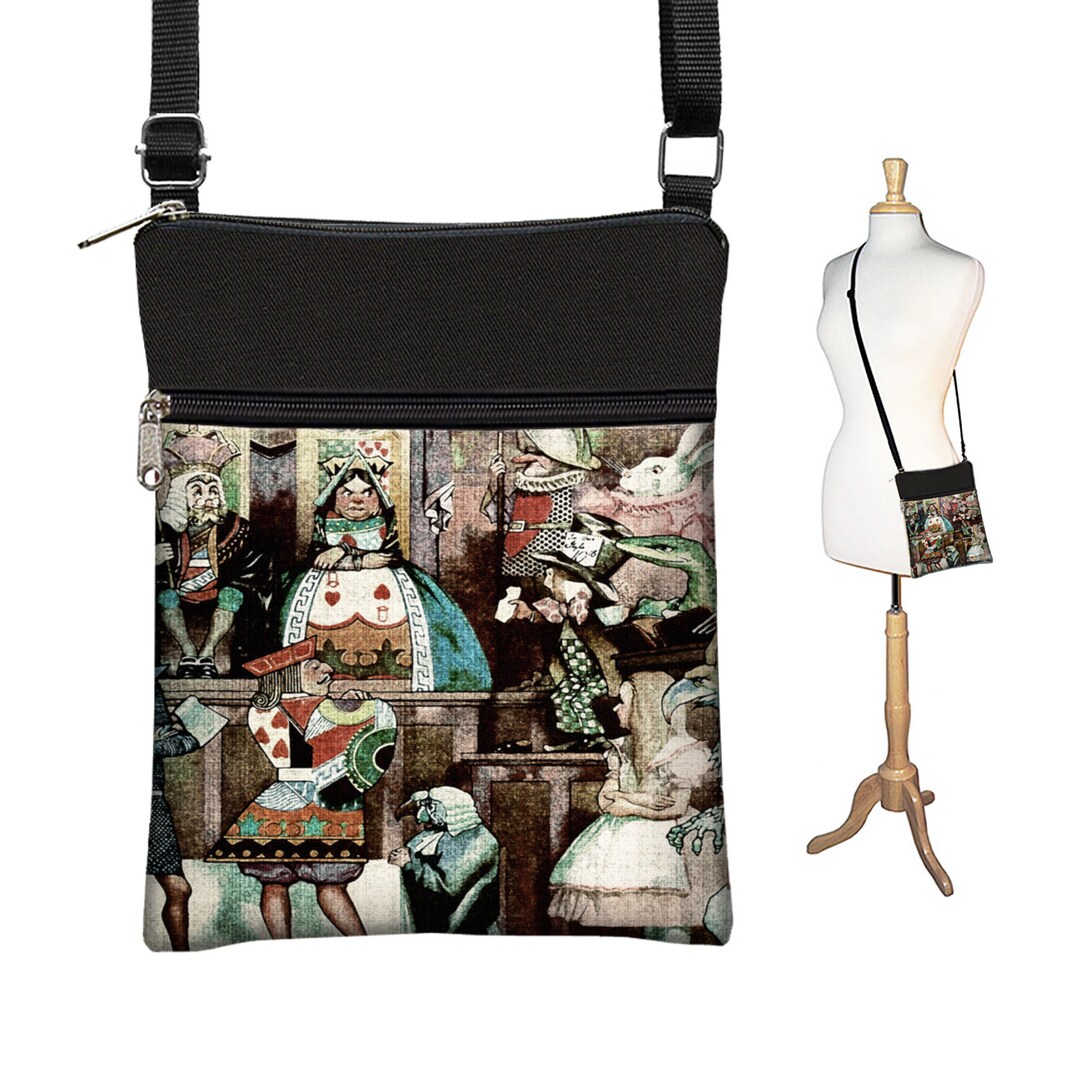 Alice in Wonderland Crossbody Bag Bohemian Bag Cross Body Purse Boho ...