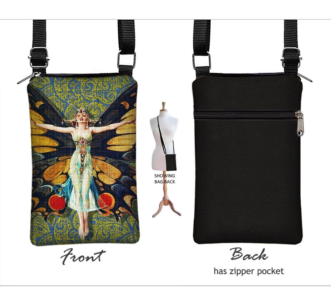 Art Deco Flapper Crossbody Cell Phone Purse iPhone 17 Pro Case Boho ...