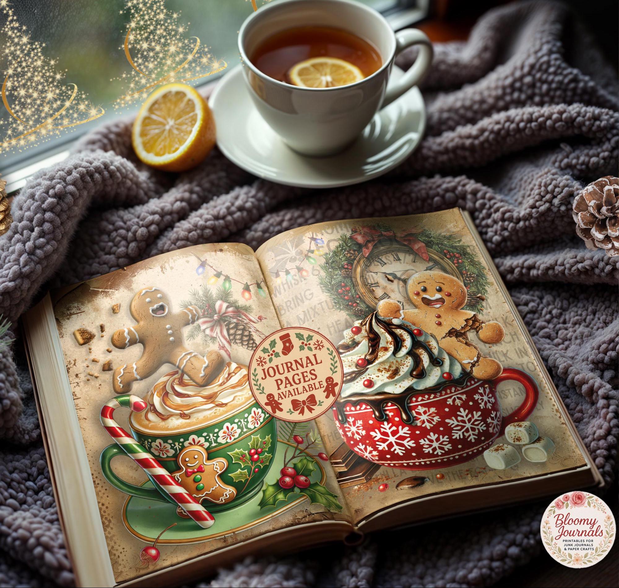 Christmas Pockets, Folio, Ephemera for Journals, Scrapbook & Crafting ...