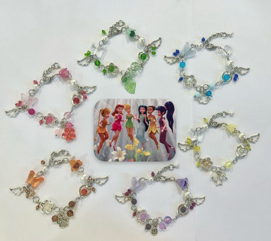 Tinkerbell Disney Fairies Beaded Bracelets - Etsy