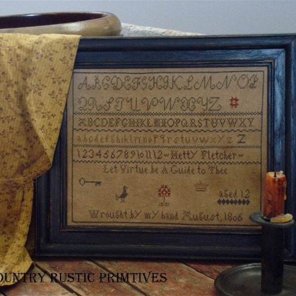 Primitive Sampler - Etsy