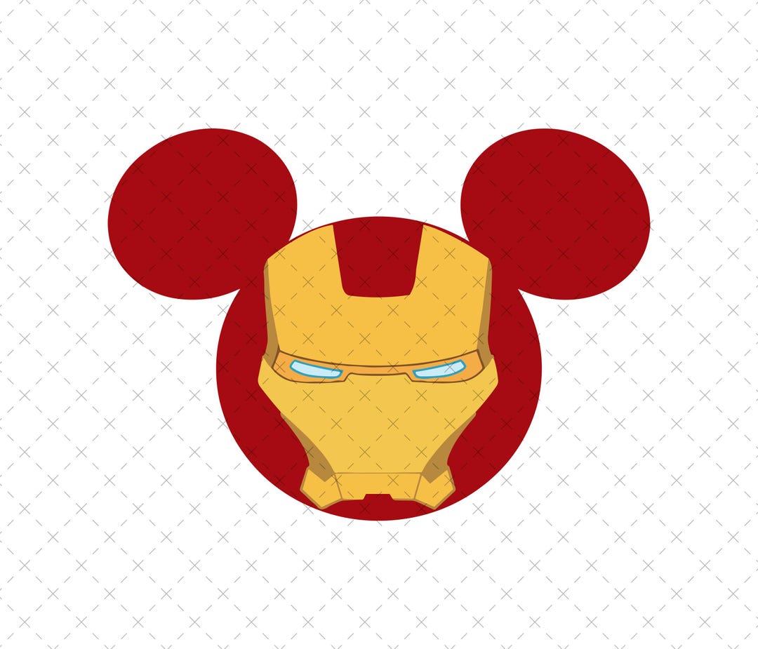 Iron Mickey Digital Files - Design Files - Cricut - SVG - Silhouette ...