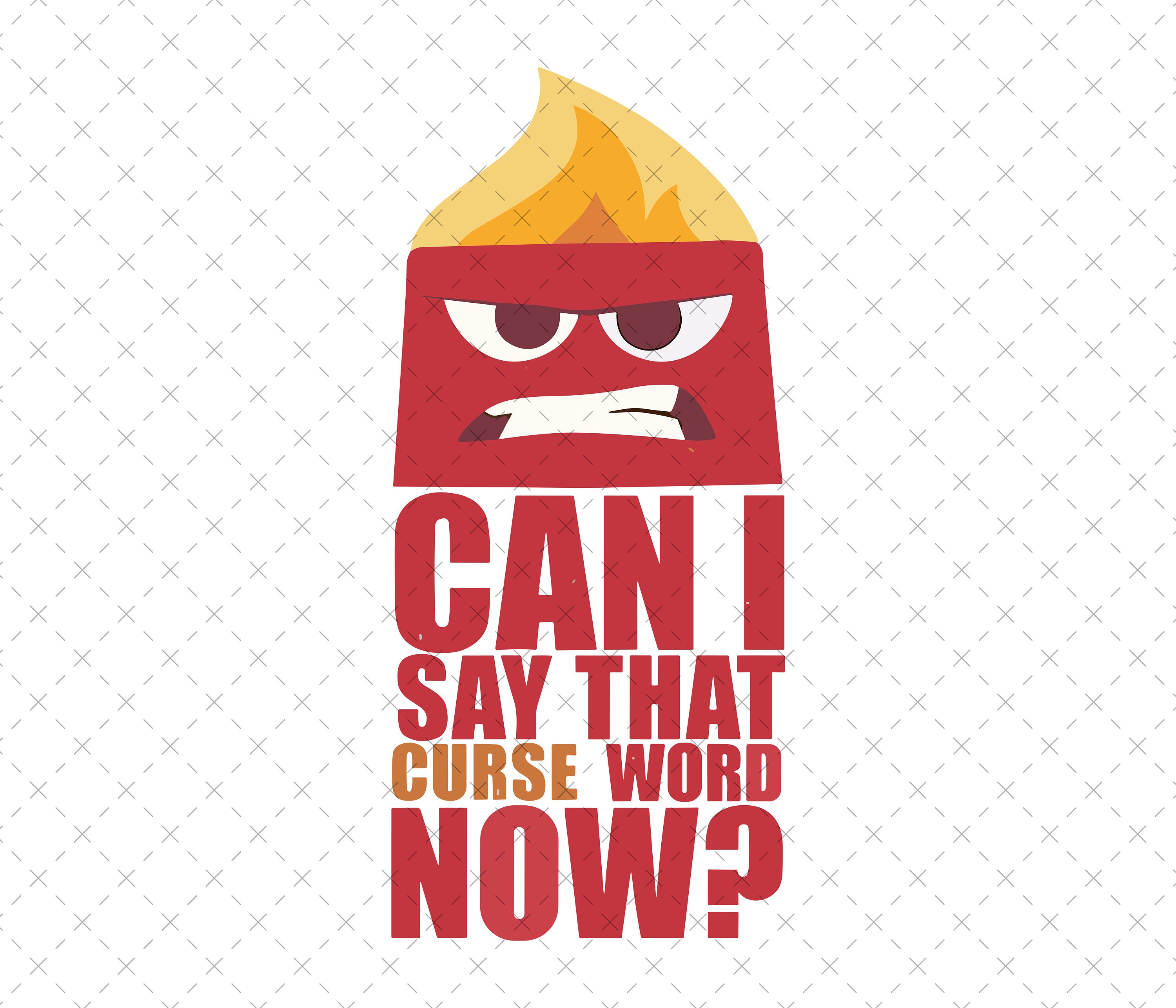 Inside Out 2 PNG SVG, Inside Out 2 Anger, Joy, Disgust, Sadness, Fear ...