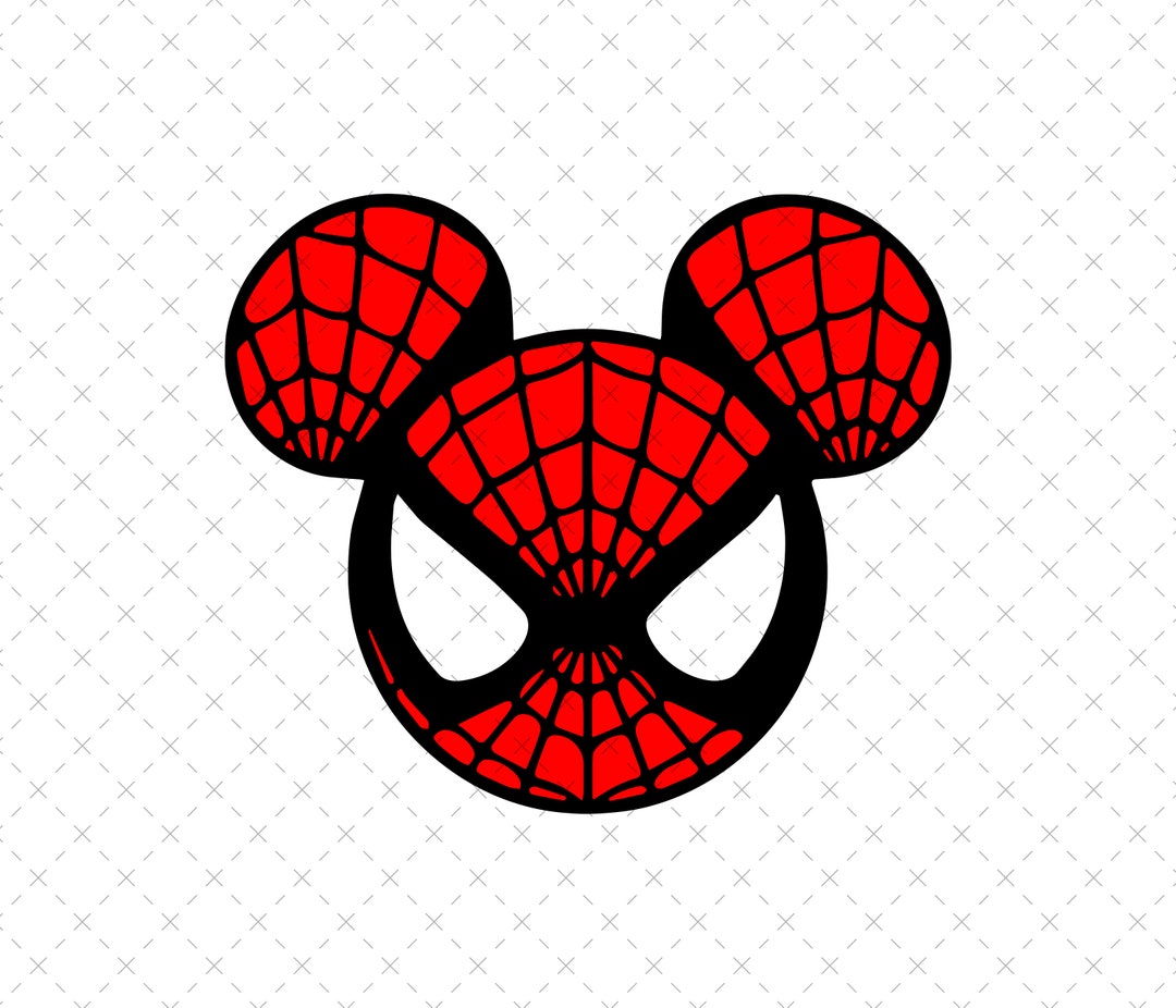 Spiderman Mickey SVG Layered Mickey SVG Layered Svg/png - Etsy