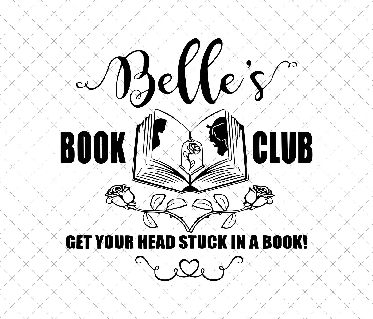 Retro Belle's Book Shop Svg Png, Belle's Book Club Svg, Tale as Old as ...