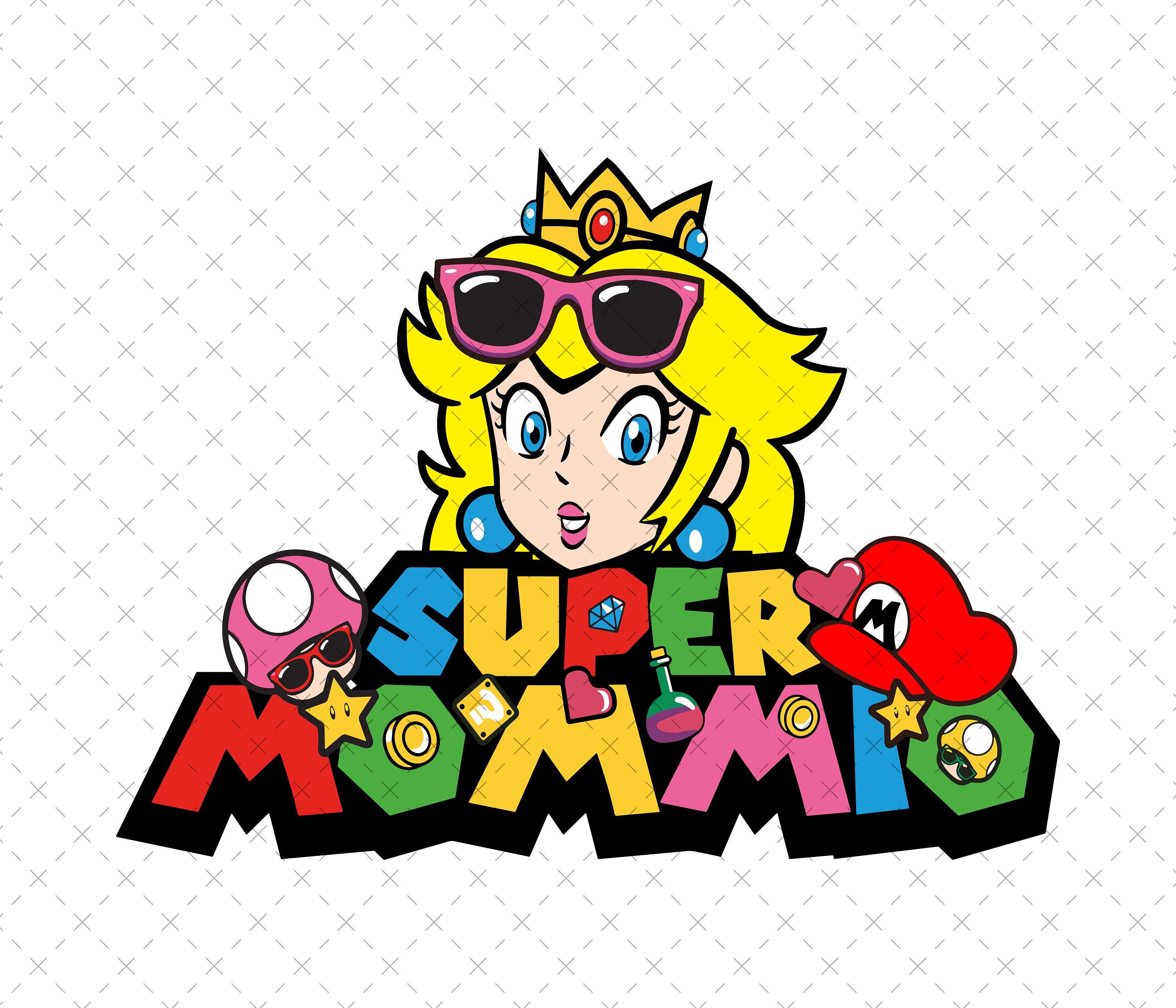 Super Mommio Svg, Super Mommio Game, Happy Mother's Day Svg, "jump Into ...