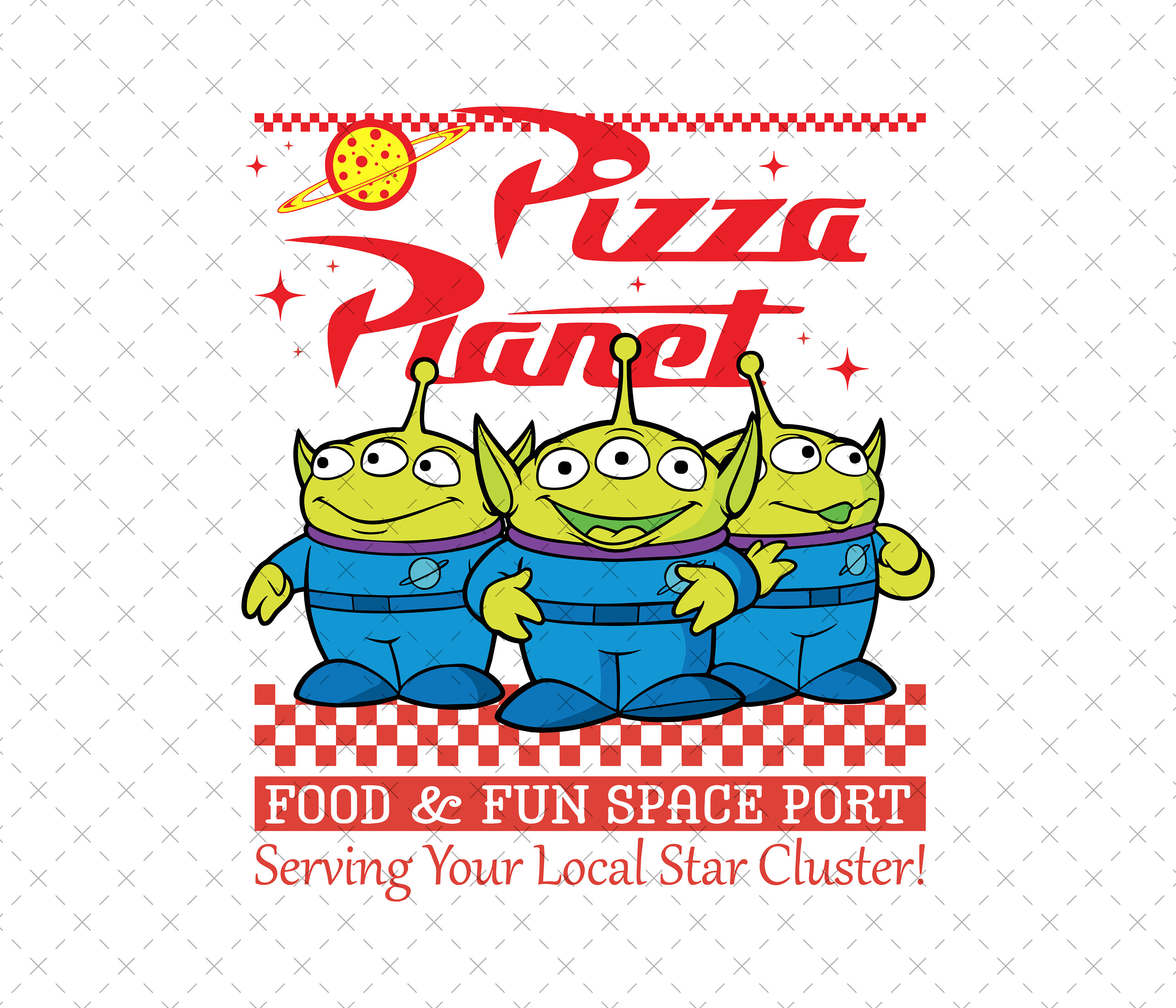 Pizza Planet Png, Pizza Planet Svg, Aliens Svg Png, Foods and Drinks ...