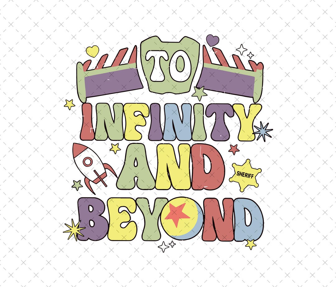 Retro to Infinity and Beyond, Family Vacation PNG (digital Download) - Etsy