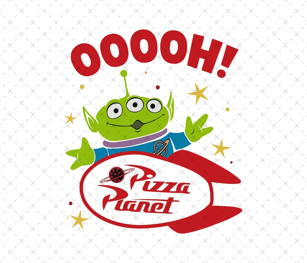 Alien Ohhhhh Svg Png, Fun Green Alien Svg, Toy Story Svg Png, Oh the ...