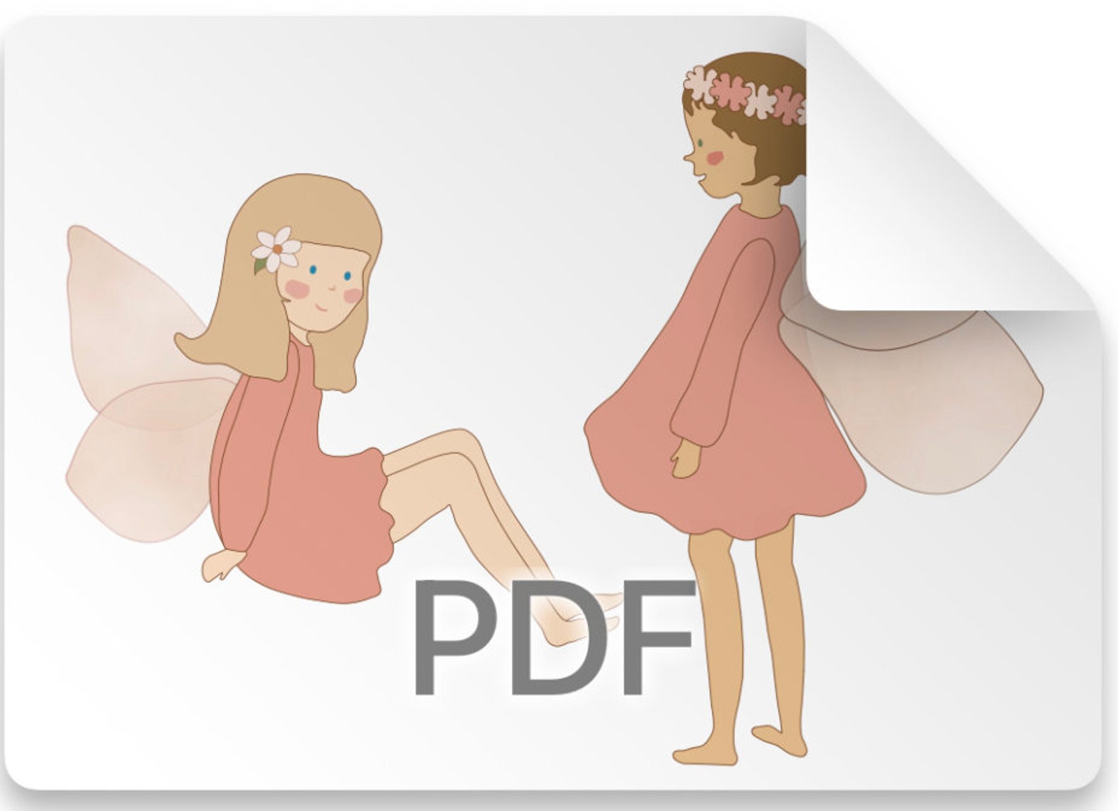 Mushrooms and Fairies Party Themed Table Decor and Cake Topper Digital ...