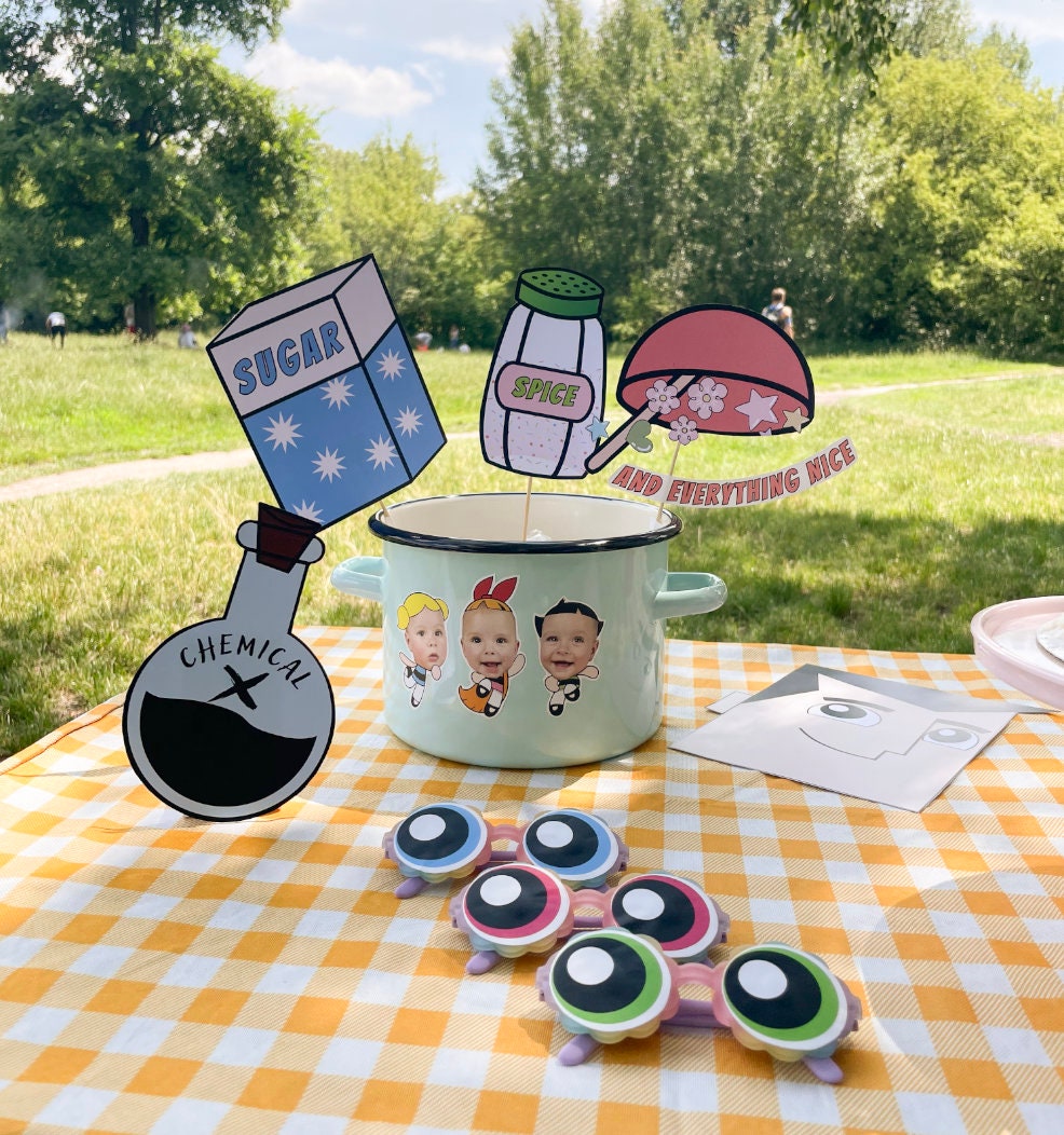 The Powerpuff Girls Party Themed Table Decor | Digital Download ...