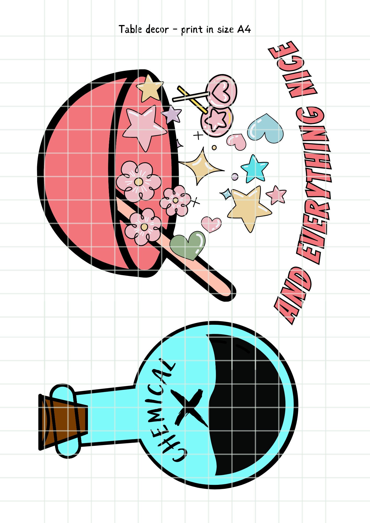 The Powerpuff Girls Party Themed Table Decor | Digital Download ...